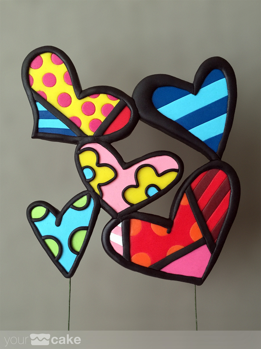 Figura Corazones - YourCake